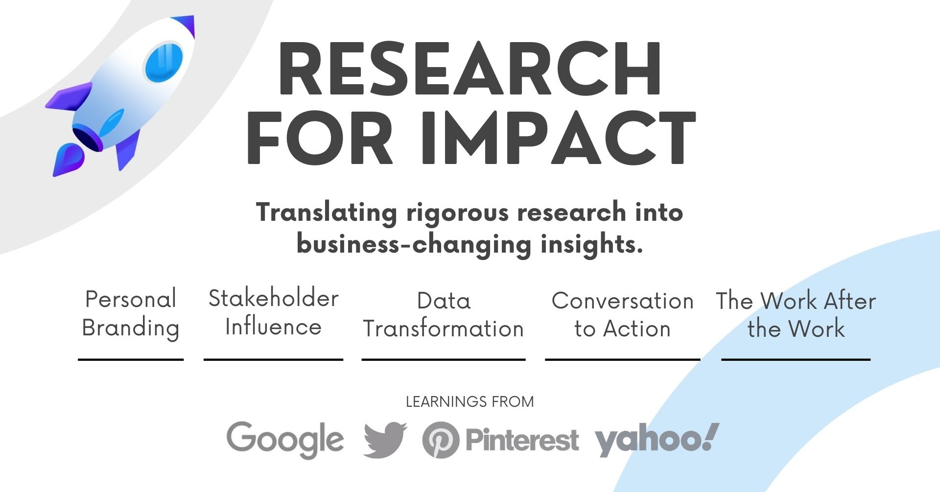 Research For Impact - A Course For Applied Researchers by Steph Kumar and Megan Henderson on Maven